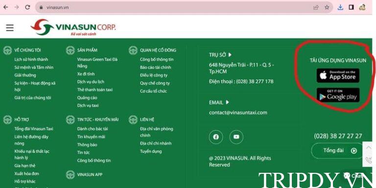 Taxi Vinasun Sài Gòn TPHCM: Số điện thoại tổng đài & giá cước